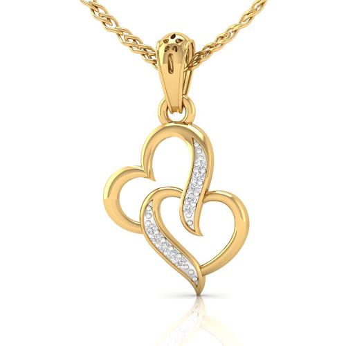 Ladies diamond heartshape locket