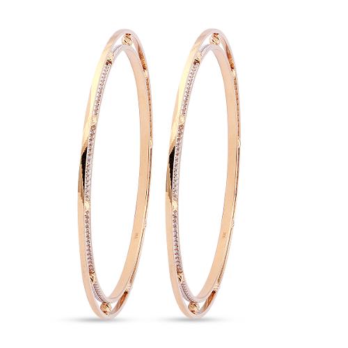 Classic Plain Solid Gold Bangles